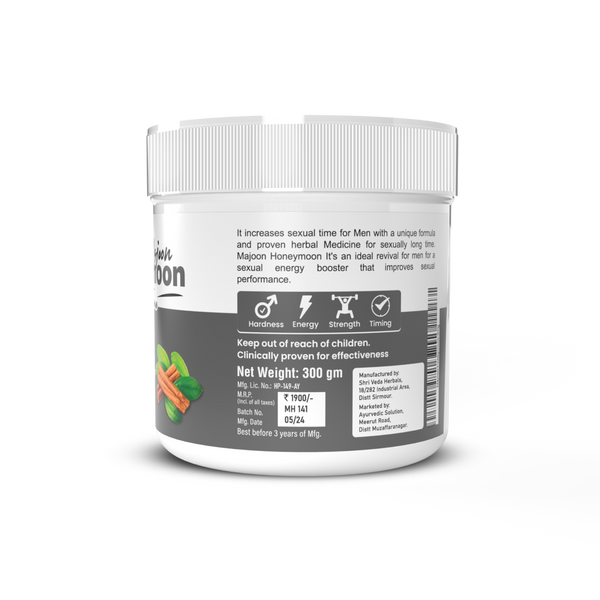 Majoon Honeymoon for Extra Time & Pleasure 300gm ( PREMIUM ) – Men Herb