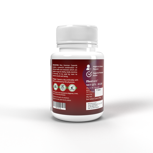 Men Hammer Capsules for Extra, Big & Harder Size 30 cap – Men Herb